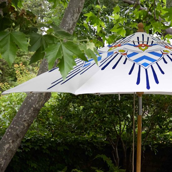 Hand Painted Patio Umbrellas - Custom Designs and Colors